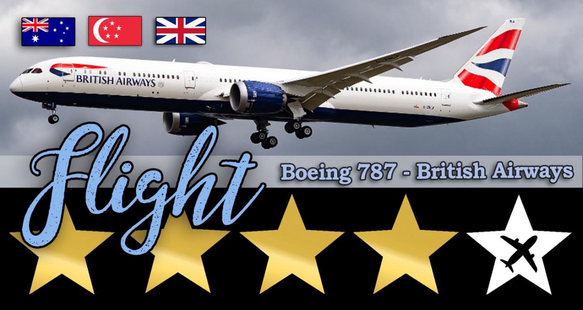 ️ FLIGHT – British Airways / BA016 (23.5hrs “direct” to London ...
