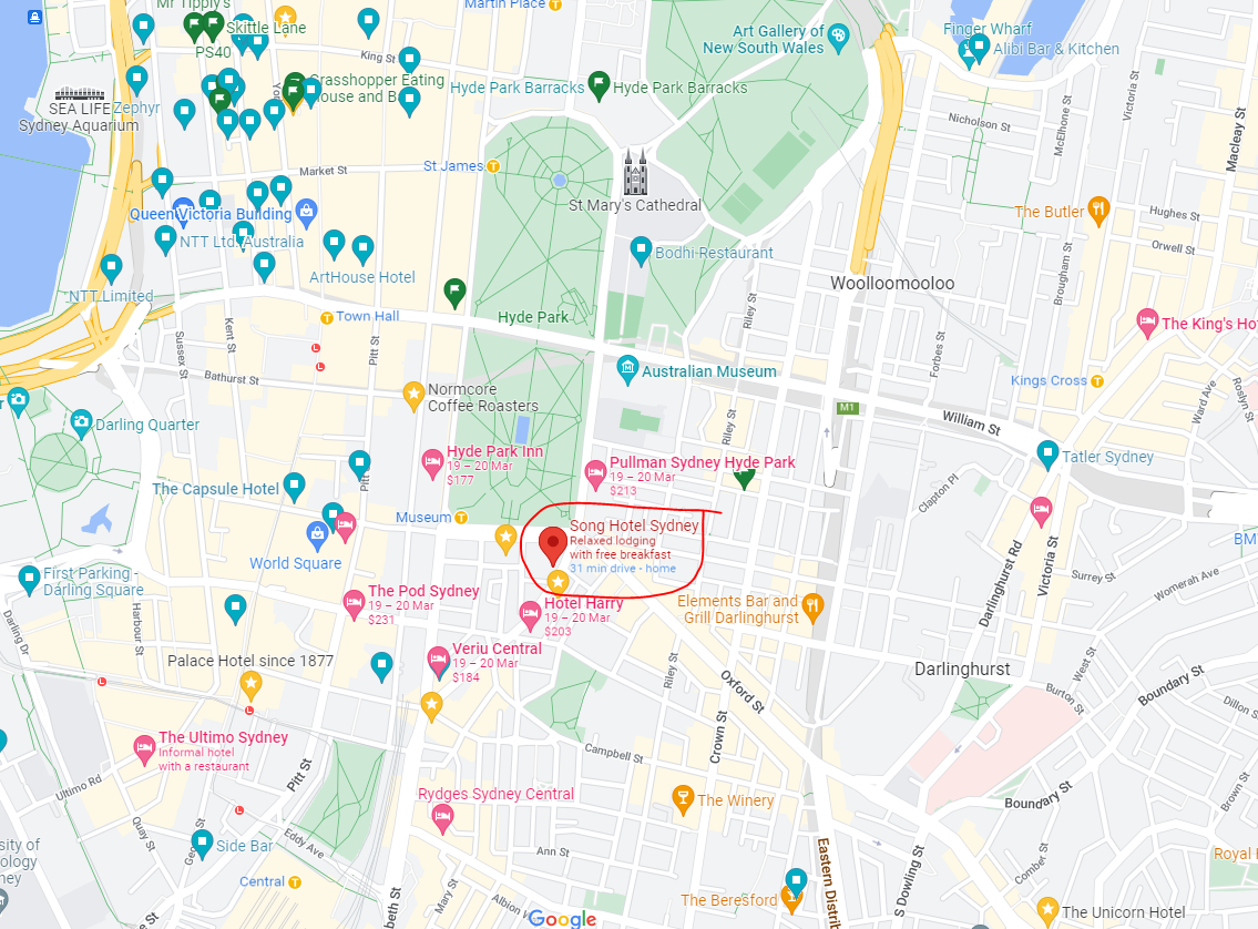 🛏️ 🇦🇺 REVIEW ~ “Song Hotel” – Sydney – The Wandering Passport