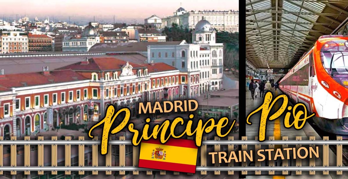 🇪🇸 TRAIN STATION ~ “Estacion de Principe Pio” : MADRID / SPAIN – The ...